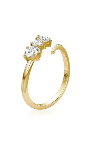 VRAI 14k Yellow Lab-grown Diamond Cosmos Ring