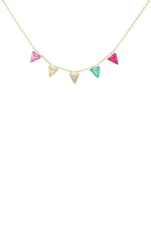 TACIT Pennant Flag Necklace - Multi