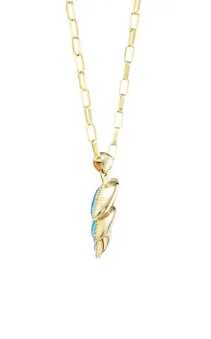 TACIT Reversible Lightning Bolt Necklace - Blue