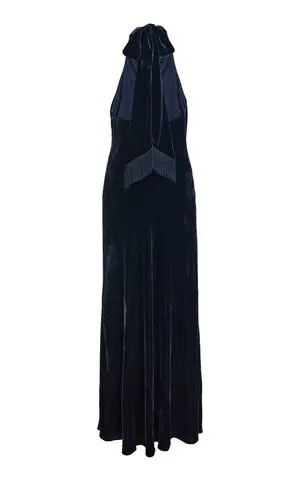 Cara Cara Genesis Silk-blend Velvet Gown