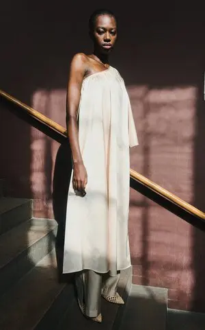 THE GARMENT Giselle Cotton-blend Maxi Dress