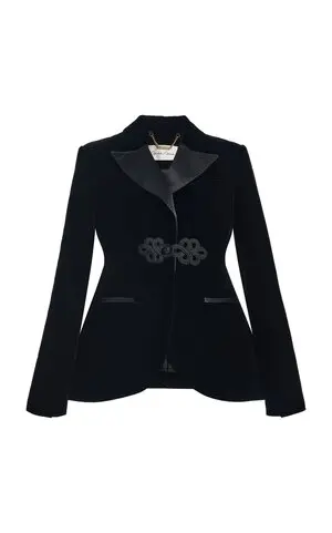 Cara Cara Bradford Lux Velvet Blazer - Black