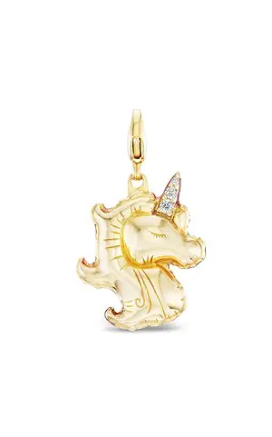 TACIT Jumbo Unicorn Pendant - Pink