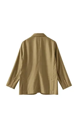 THE GARMENT Eleanor Wool-blend Blazer - Olive