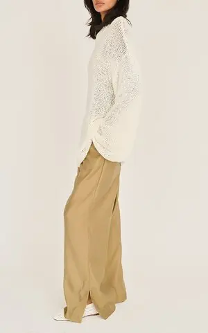 THE GARMENT Eleanor Wool-blend Pants - Olive