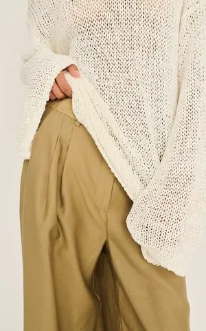 THE GARMENT Eleanor Wool-blend Pants - Olive