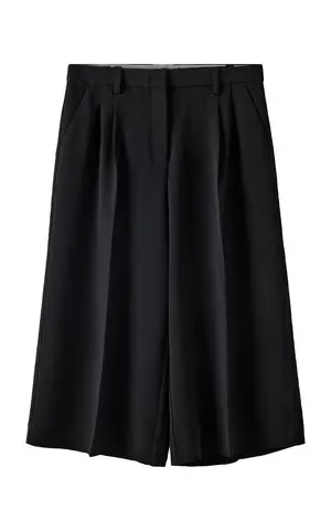 THE GARMENT Crepe Culottes - Black