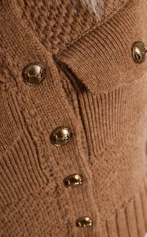 Cara Cara Kodiak Cotton-merino Wool Cardigan