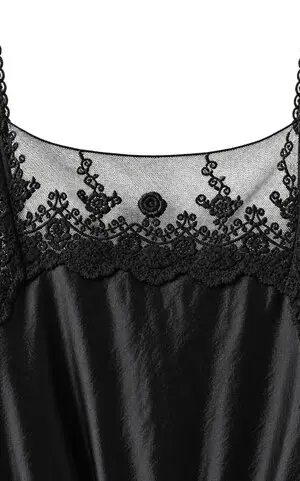 THE GARMENT Gilian Flower Midi Dress - Black