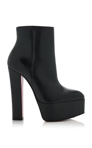 CHRISTIAN LOUBOUTIN Jennna 150mm Calfskin Boots - Black