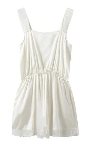 THE GARMENT Cata Silk-blend Playsuit
