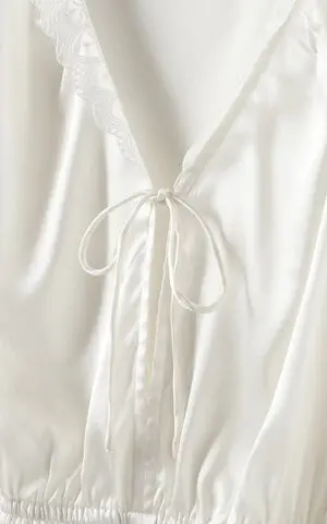 THE GARMENT Cata Silk-blend Playsuit