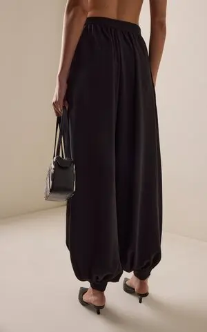 ROTATE BY BIRGER CHRISTENSEN Balloon Pleated Jersey Pants