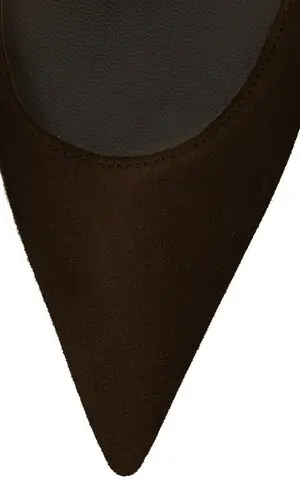 CHRISTIAN LOUBOUTIN Miss Z 80mm Velour Leather Pumps
