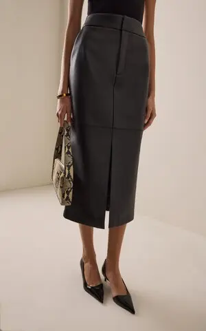 FAVORITE DAUGHTER The Vegan Leather Meyer Skirt