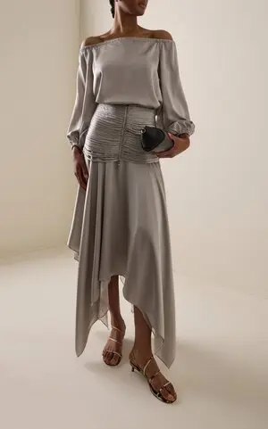 FRANCESCA MIRANDA Erden Silk Skirt