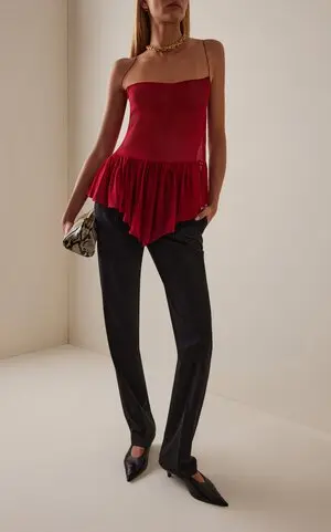 Tove Harlowe Ruffled Silk Top
