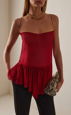 Tove Harlowe Ruffled Silk Top