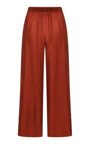 DI STAVNITSER New Relax Silk Pants - Red