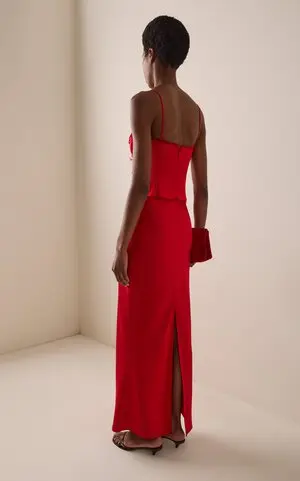 Alejandra Alonso Rojas Hand Draped Satin Gown