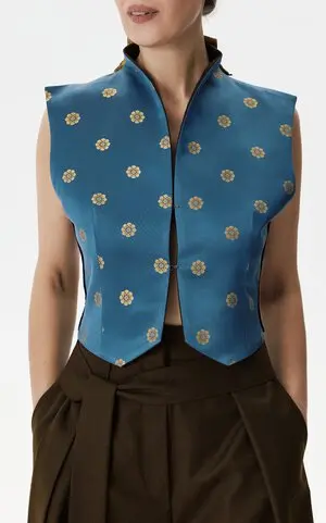 DI STAVNITSER Joker Reversible Wool-blend Vest