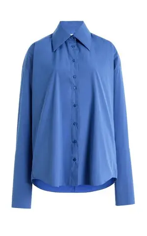 THE ANTEROS Exclusive Philo Cotton Shirt - Blue