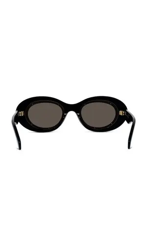 Loewe Anagram Oval-frame Acetate Sunglasses