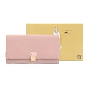 Paul Costelloe Claire Leather Purse - Pink