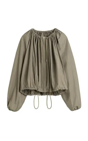 TOTEME Gathered Parachute Shell Coat