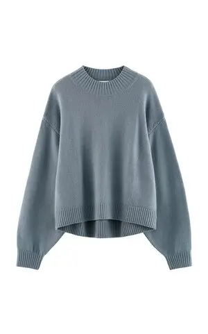 Arakii Knitted Wool Sweater - Grey