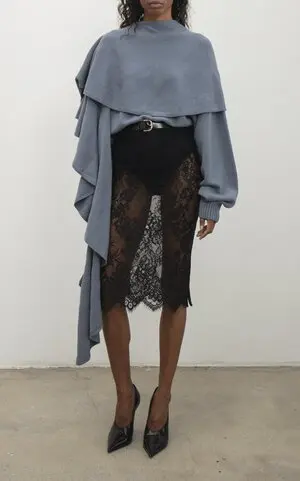 Arakii Lace Midi Skirt