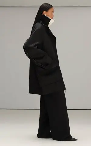 DI STAVNITSER Car Wool-silk Coat