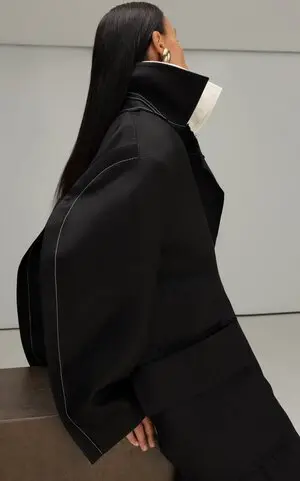 DI STAVNITSER Car Wool-silk Coat
