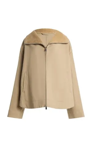 TOTEME Zipped Country Cotton Jacket - Neutral
