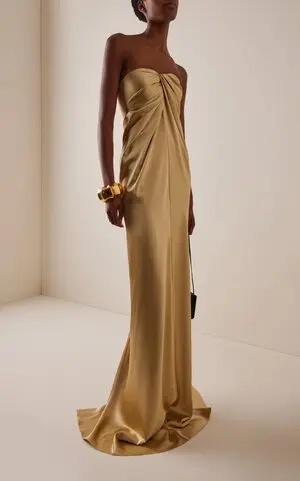 Tove Zenaida Silk Maxi Dress