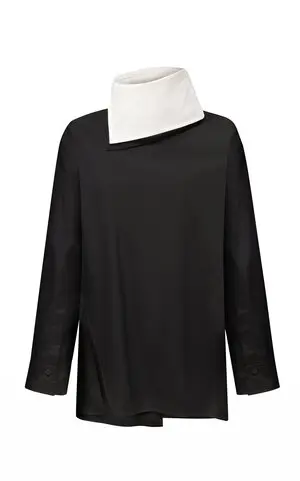 DI STAVNITSER Barcelona Cotton-blend Shirt - Black