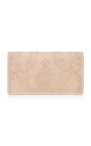 CHRISTIAN LOUBOUTIN Bettina Satin Lace Clutch