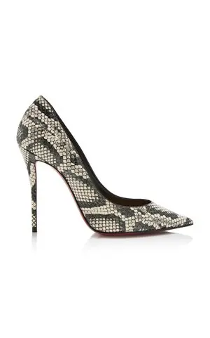 CHRISTIAN LOUBOUTIN La Pigalle 100m Leather Pumps