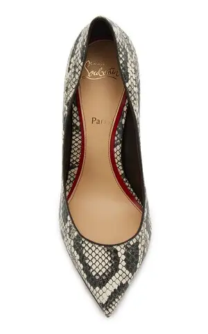 CHRISTIAN LOUBOUTIN La Pigalle 100m Leather Pumps