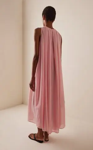 MARRAKSHI LIFE Tiered Cotton Maxi Dress