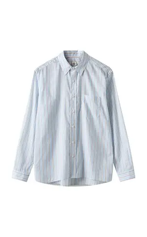 THE GARMENT Mallory Sheer Cotton Shirt - Stripe