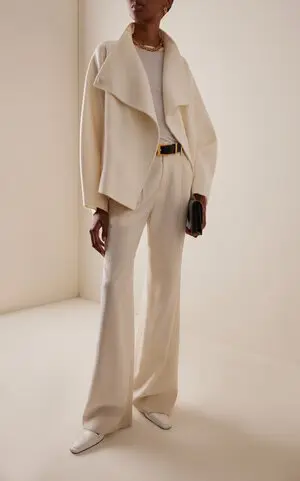 THE FRANKIE SHOP Onelle Reversible Wool-blend Coat