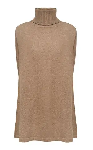 DI STAVNITSER Lora Cashmere-wool Top - Neutral