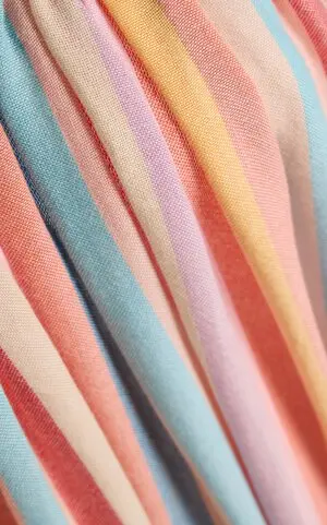 MARRAKSHI LIFE Striped Cotton Maxi Dress
