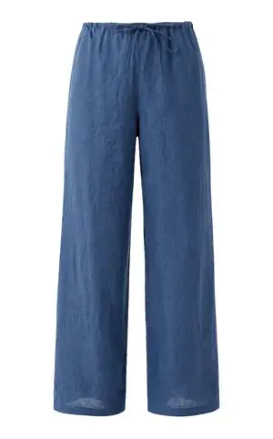 THE ANTEROS Exclusive Ledger Linen Pants