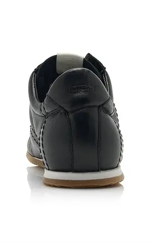 TOTEME Flex Leather Sneakers - Black