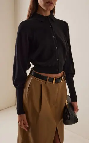 Lela Rose Cropped Dolman Cardigan