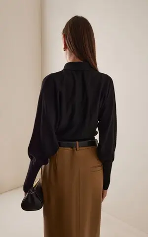 Lela Rose Cropped Dolman Cardigan