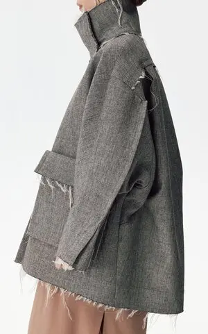 DI STAVNITSER Seul Wool-blend Bomber