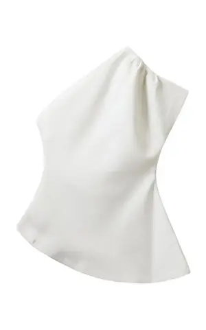 THE GARMENT Glam Cotton-blend Asymmetric Tee